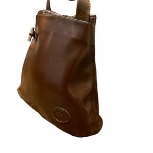 Longchamp | Bags | Vintage Longchamp Roseau Leather Shoulder Bag | Poshmark